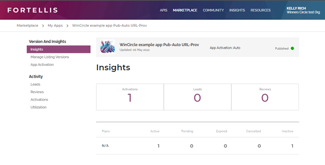 Managing the Listing Version of your App